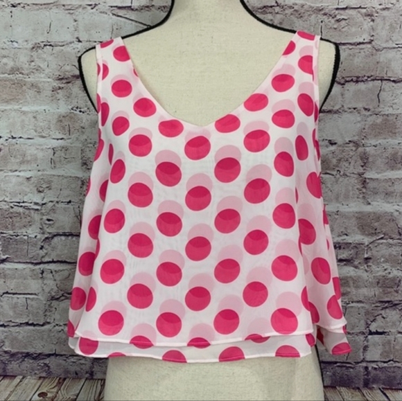 Aqua | Tops | Aqua Flowy Crop Top | Poshmark